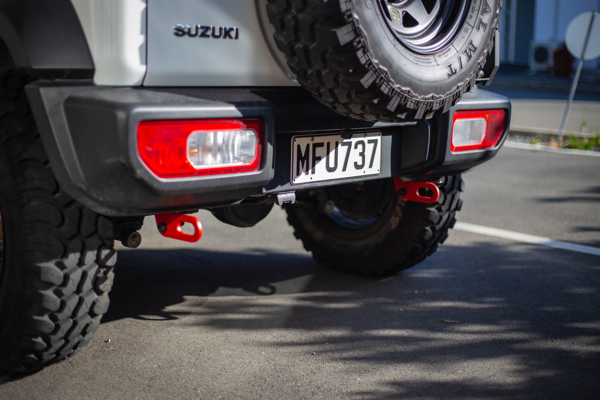 JB74 Rear Tow Bar vs Rear Recovery Points – Jimny NZ